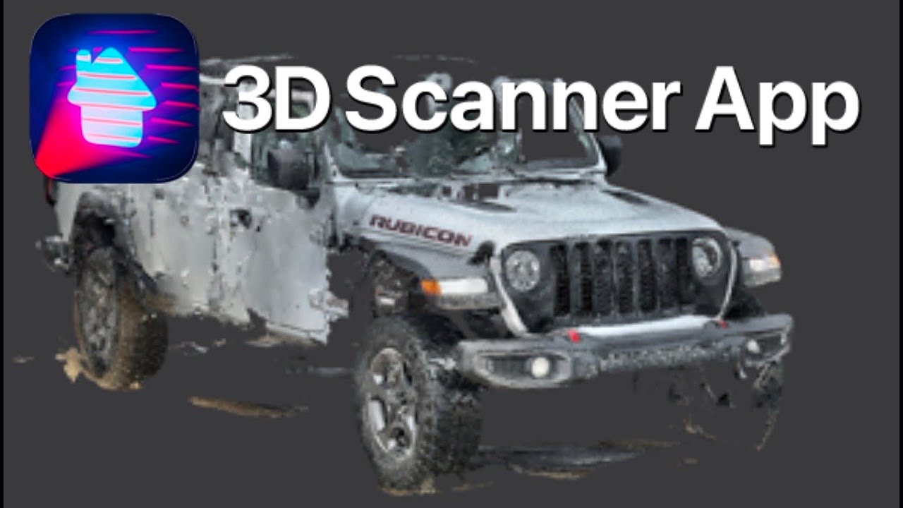 3D Scanner App: Test Scanning A Jeep Gladiator - YouTube