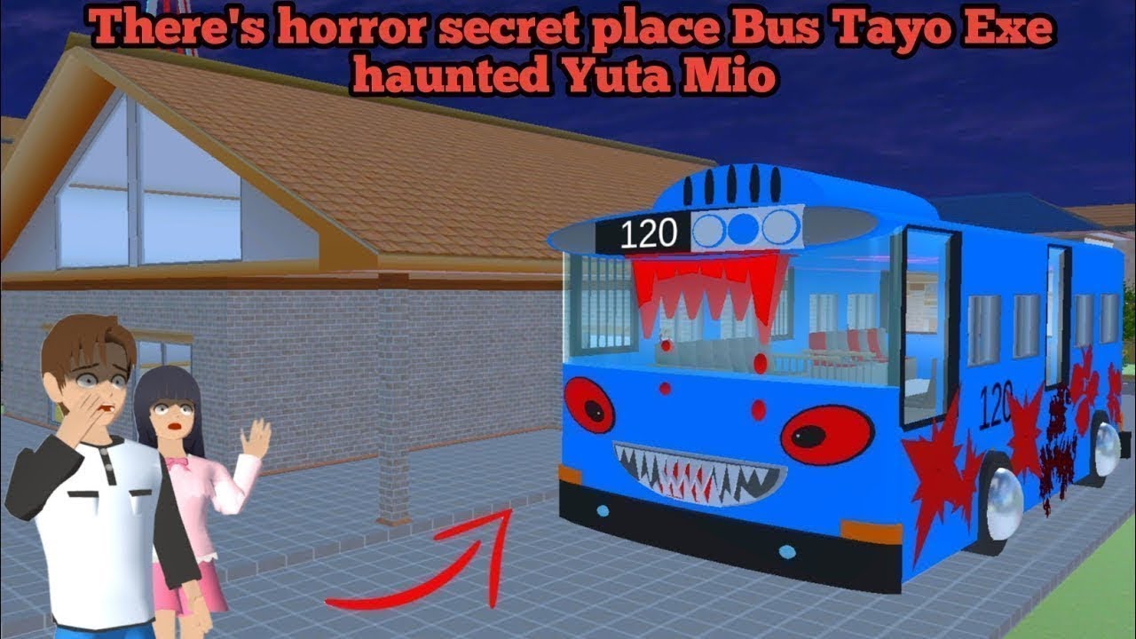 There's horror secret place Bus Tayo Exe haunted Yuta Mio at home😱 ...