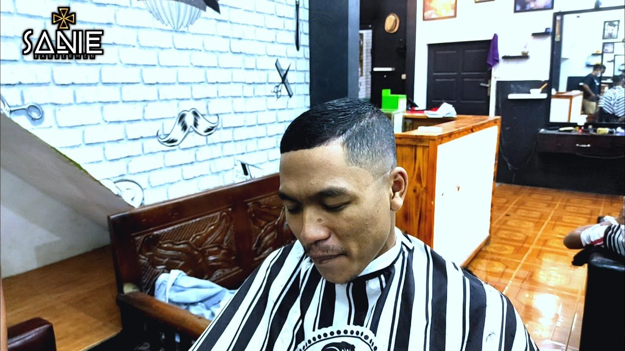 Cukur Rambut Model CEPAK Fade ... / Potongan Rambut Ala TNI, POLISI ...