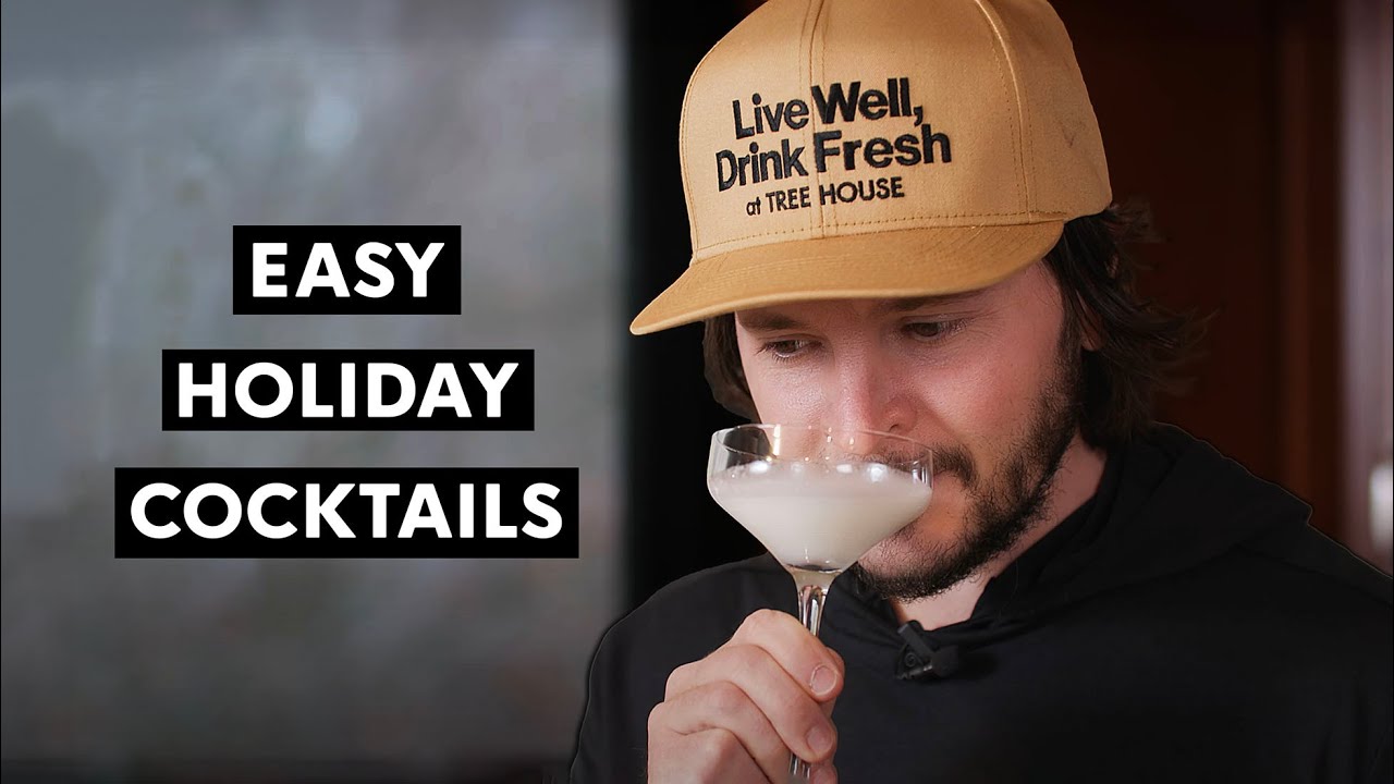 Two easy holiday cocktails with Tree House Schnapps! - YouTube