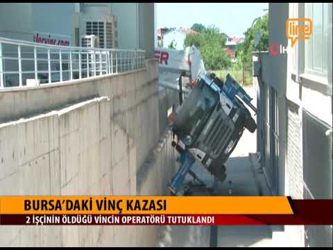 Bursa'daki Vinç Kazası