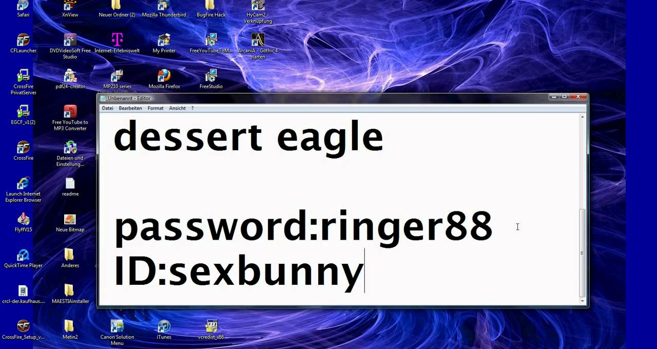free crossfire account - YouTube