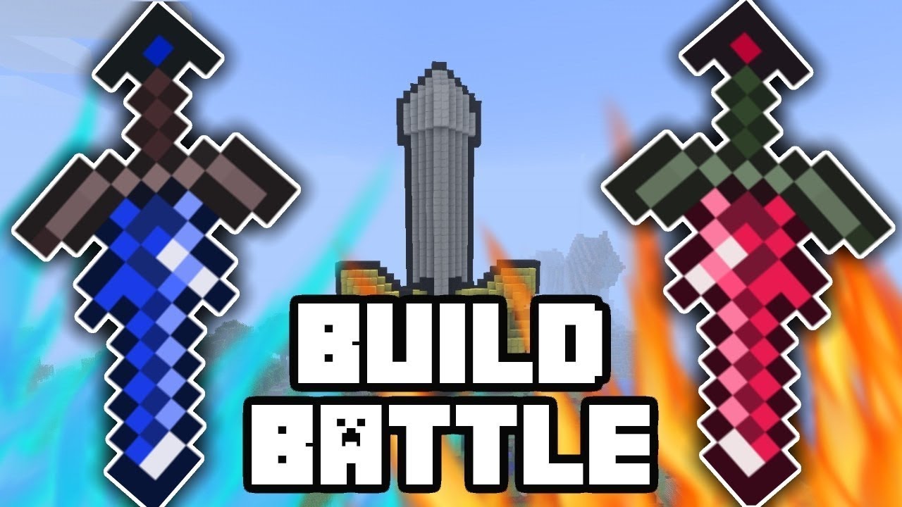 MİNECRAFT BUİLD BATTLE KILIÇ YAPMAK - YouTube
