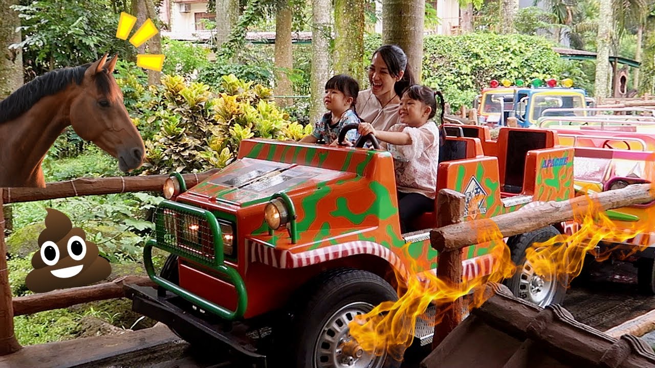 Naik Mobil Mobilan Kereta & Naik Kuda Lucu | Naik Odong Odong untuk ...