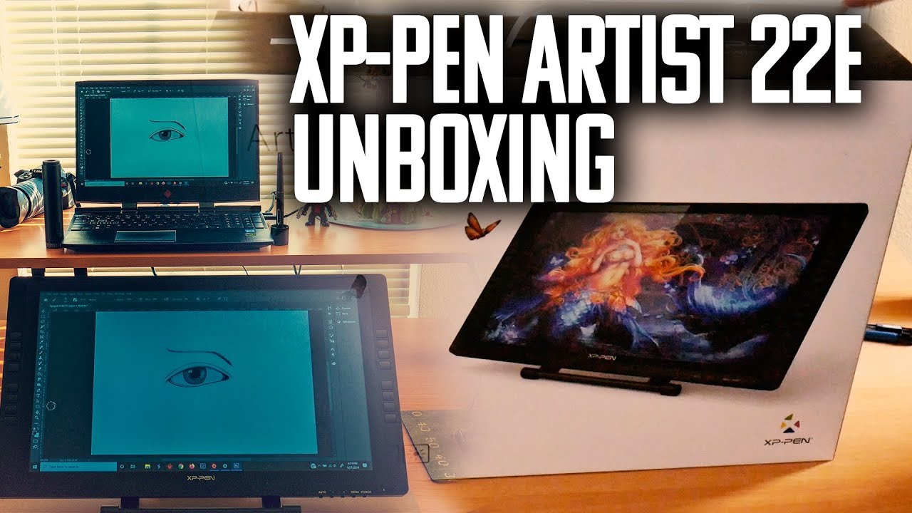 XP-PEN Artist Display 22E Pro unboxing | Let me go off brand once ...
