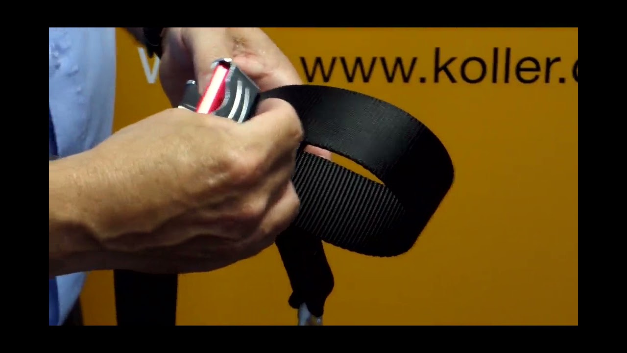 Threading an over-centre buckle - YouTube