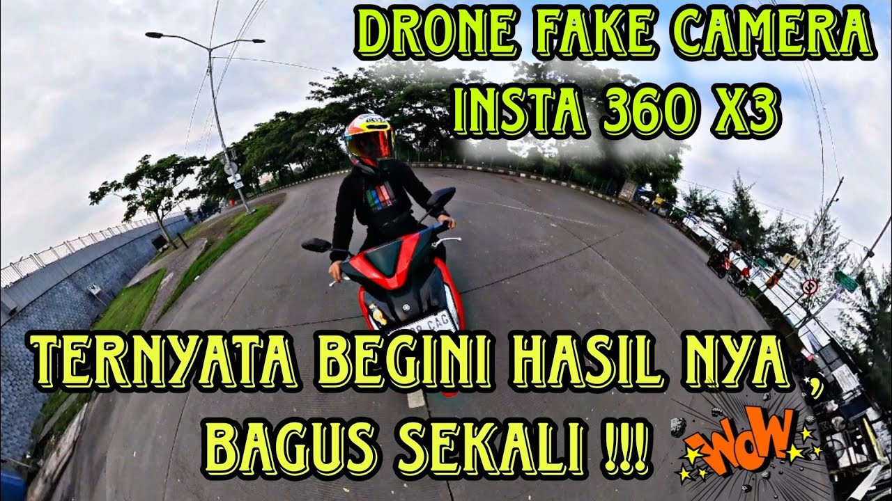 TERNYATA BEGINI HASIL CAMERA DAN TONGKAT AJAIB - NYOBAIN DRONE FAKE NYA CAMERA INSTA 360 X3 ...
