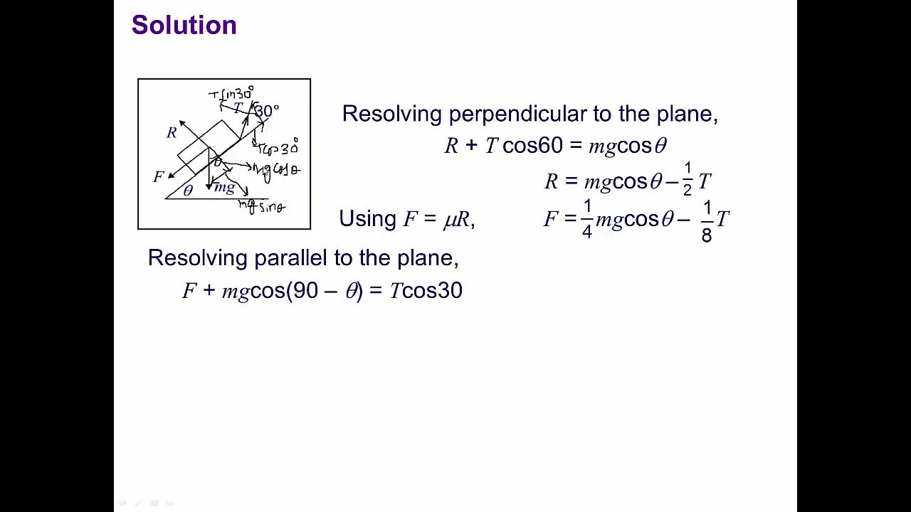 #MTH304 Lecture 38 Part 3 || Sliding of a particle Example 3 || Virtual University - YouTube