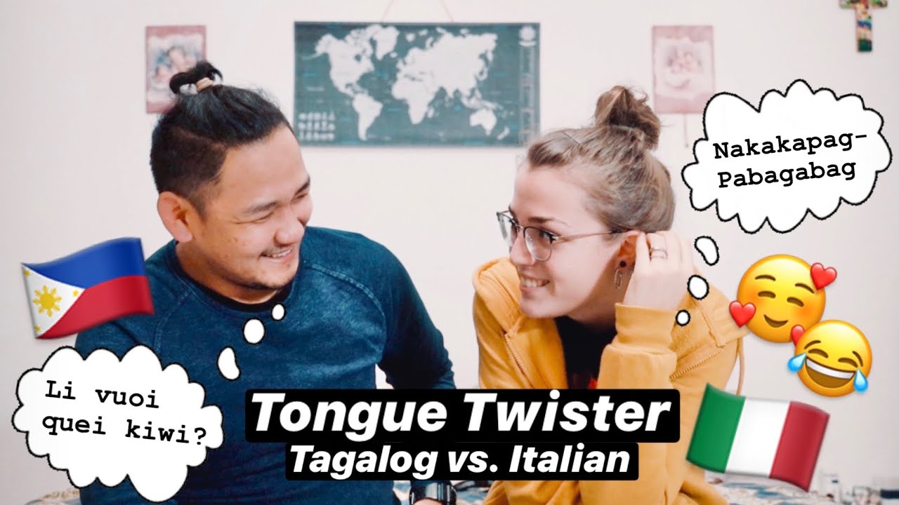 Italian Girlfriend teaches me Italian tongue twister Scioglilingua ...