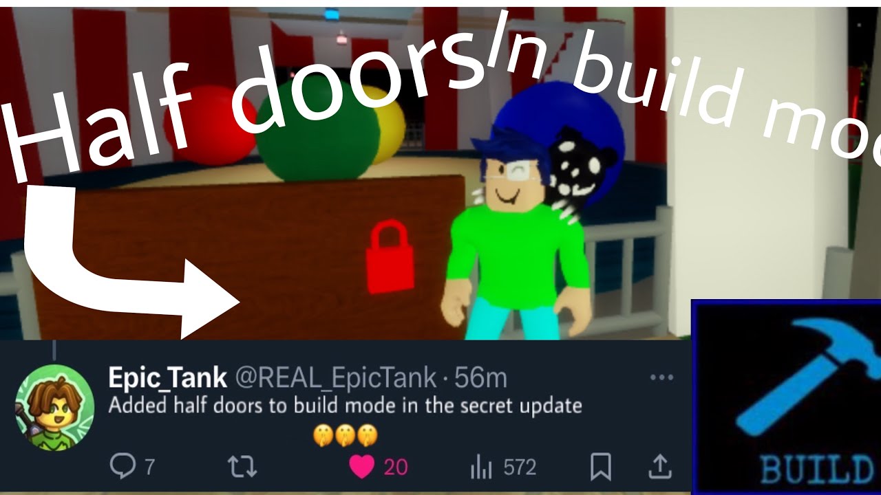 How to make half doors in build mode - YouTube