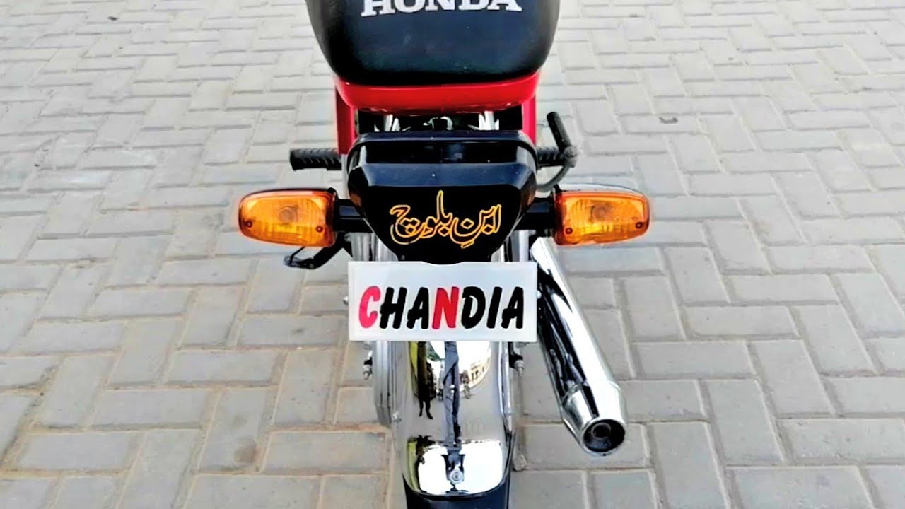 New Honda cd 70 modified - YouTube