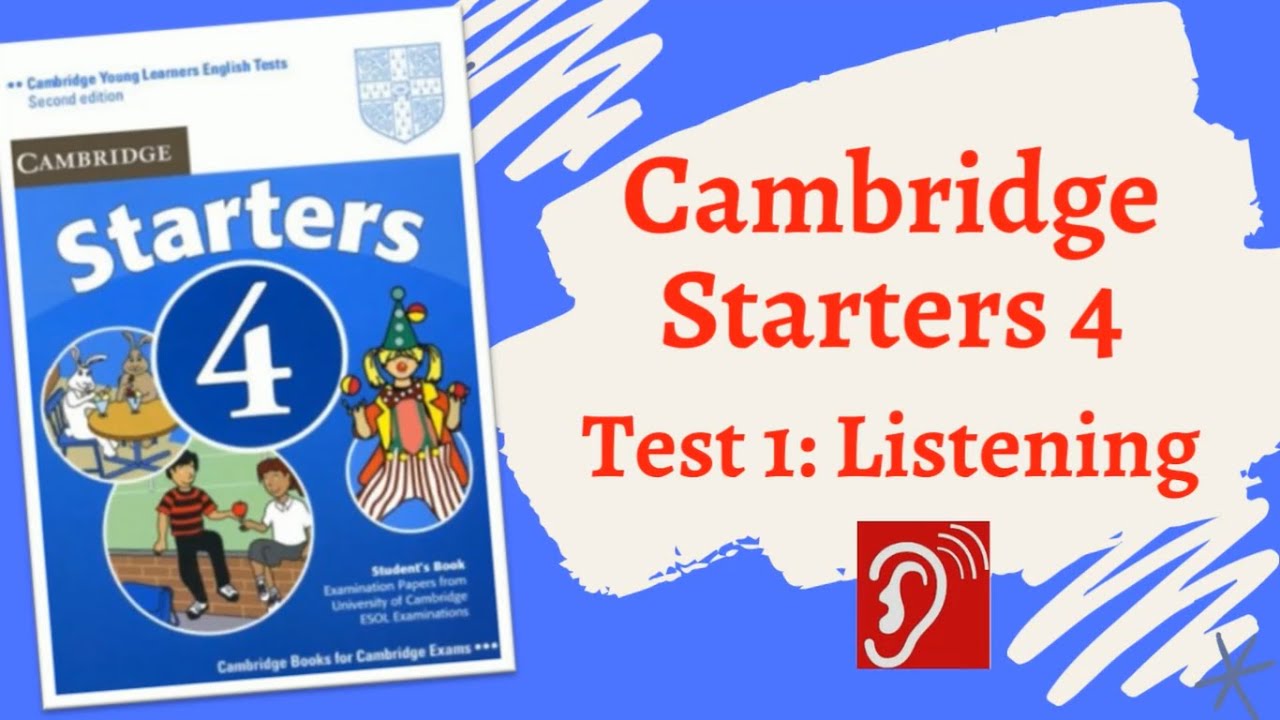 Cambridge Starters 4 - Test 1 - Listening/ Luyện nghe Test 1 - YouTube