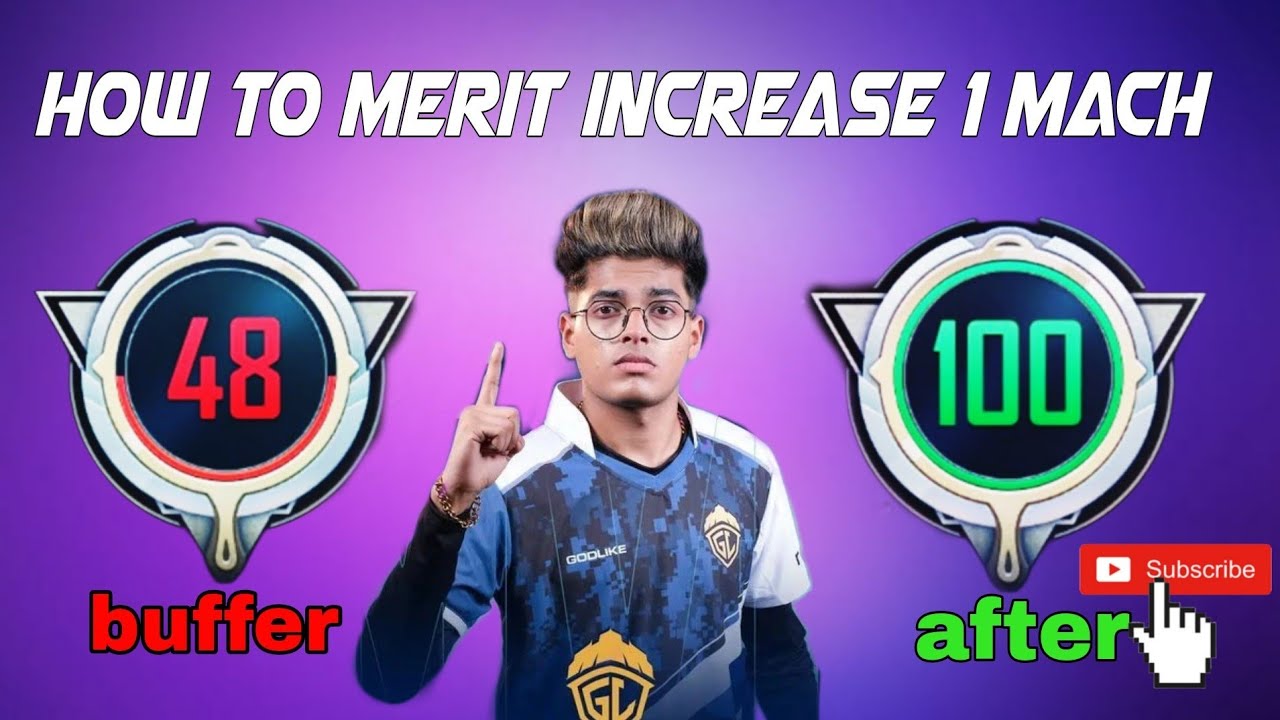 How to increase merit 🤯 1 Mach 5 point Plus very easy BGMI and PUBG ...