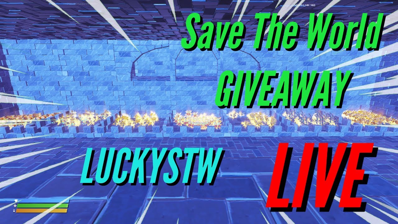 🔴LIVE Save the World 100K TRAPS and MODDED GUNS Giveaway road to 3k # ...