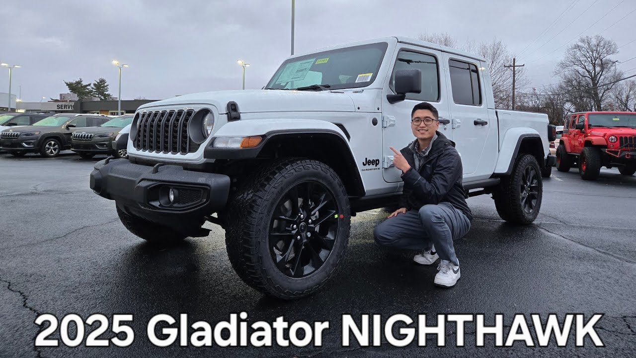 FIRST LOOK: 2025 Jeep Gladiator Nighthawk in white. Now ONLY $38,000 ...