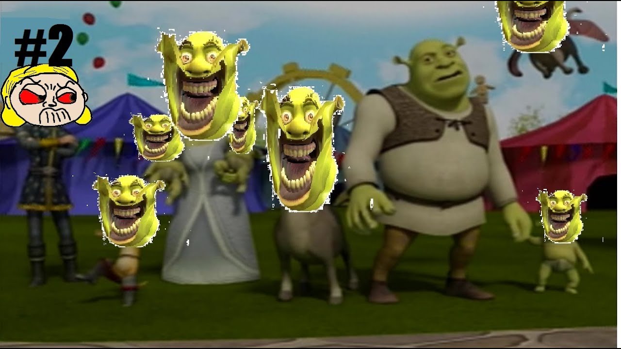 Shrek's Carnival Craze PART 2: Bowling Melons - YouTube