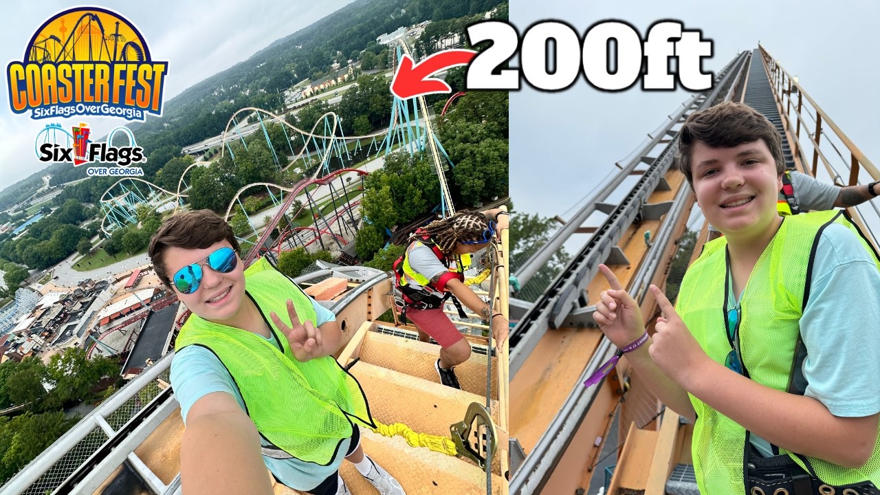 We Walked Up a 200ft Rollercoaster! CoasterFest 2024 Vlog - YouTube