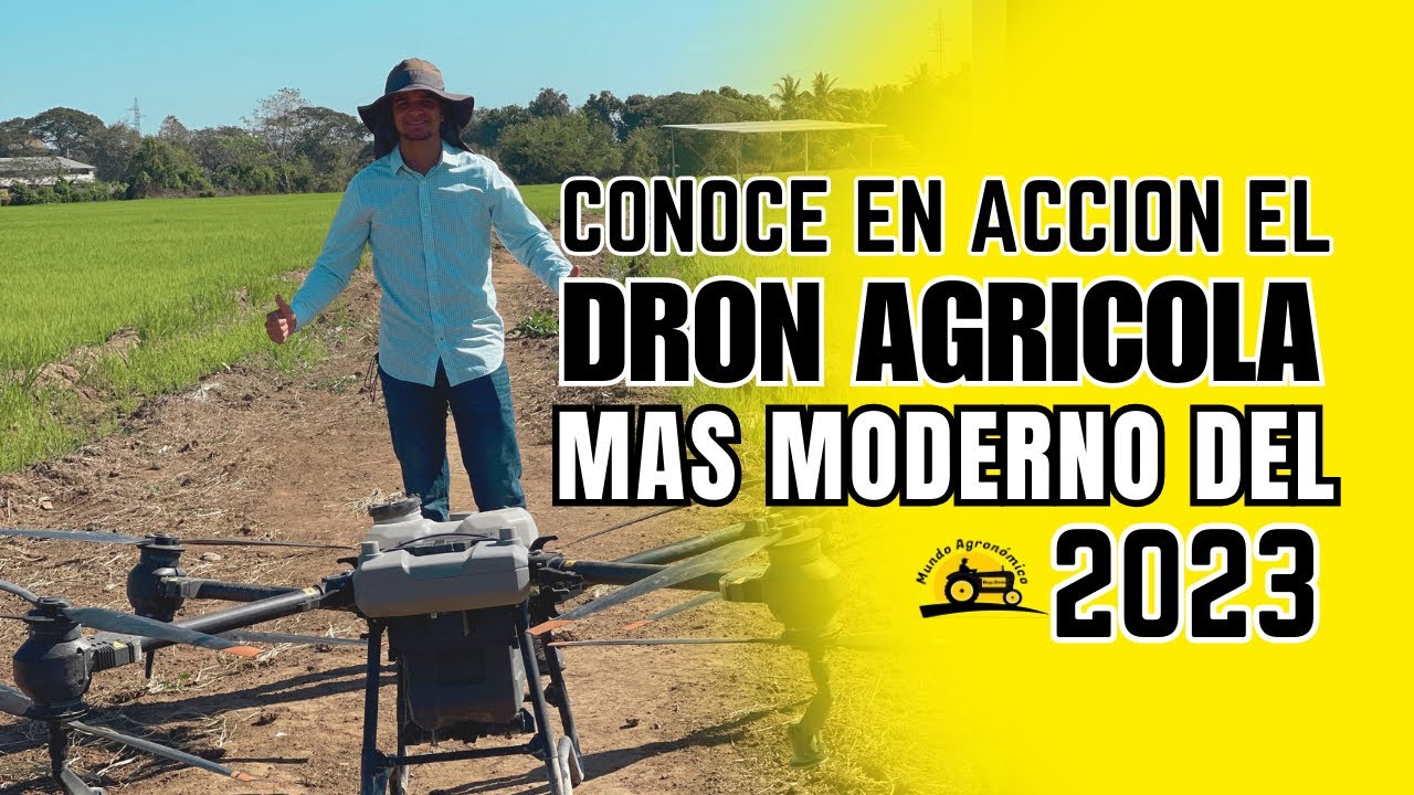 Dron DJI AGRAS T40, Drones en la Agricultura | MUNDO AGRONOMICO - YouTube