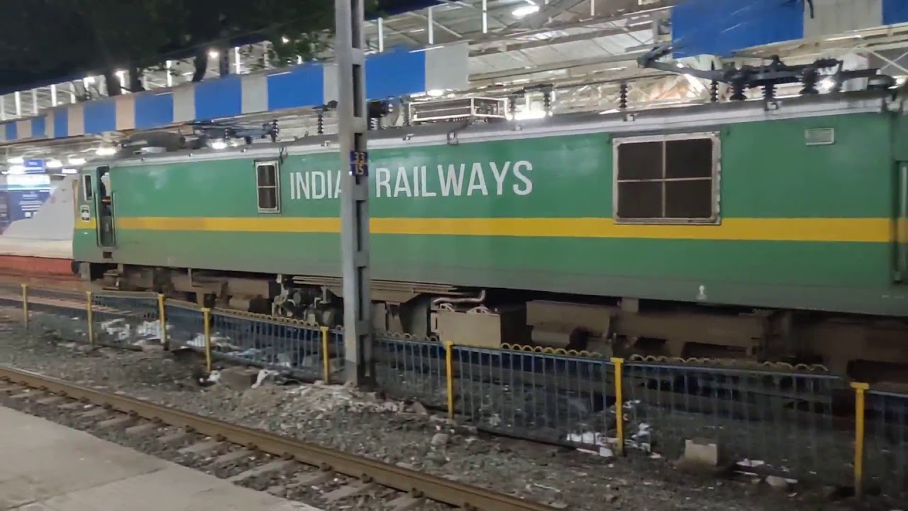 Push-Pull Railway Emergency Train with BHEL WAG-9H and WAP-5 at ...