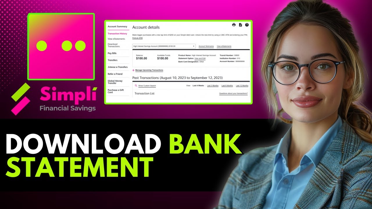 HOW TO DOWNLOAD BANK STATEMENT IN SIMPLII FINANCIAL NEW UPDATED 2024 ...