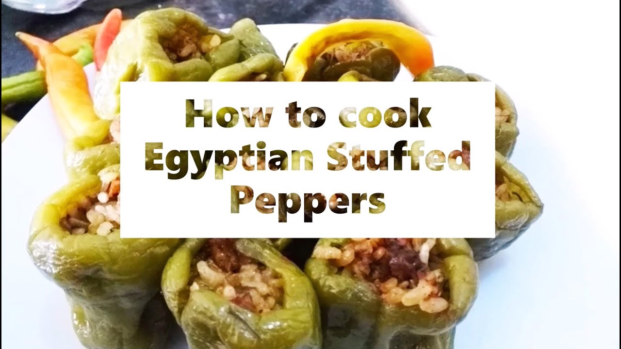 How to cook Egyptian Stuffed Peppers - YouTube