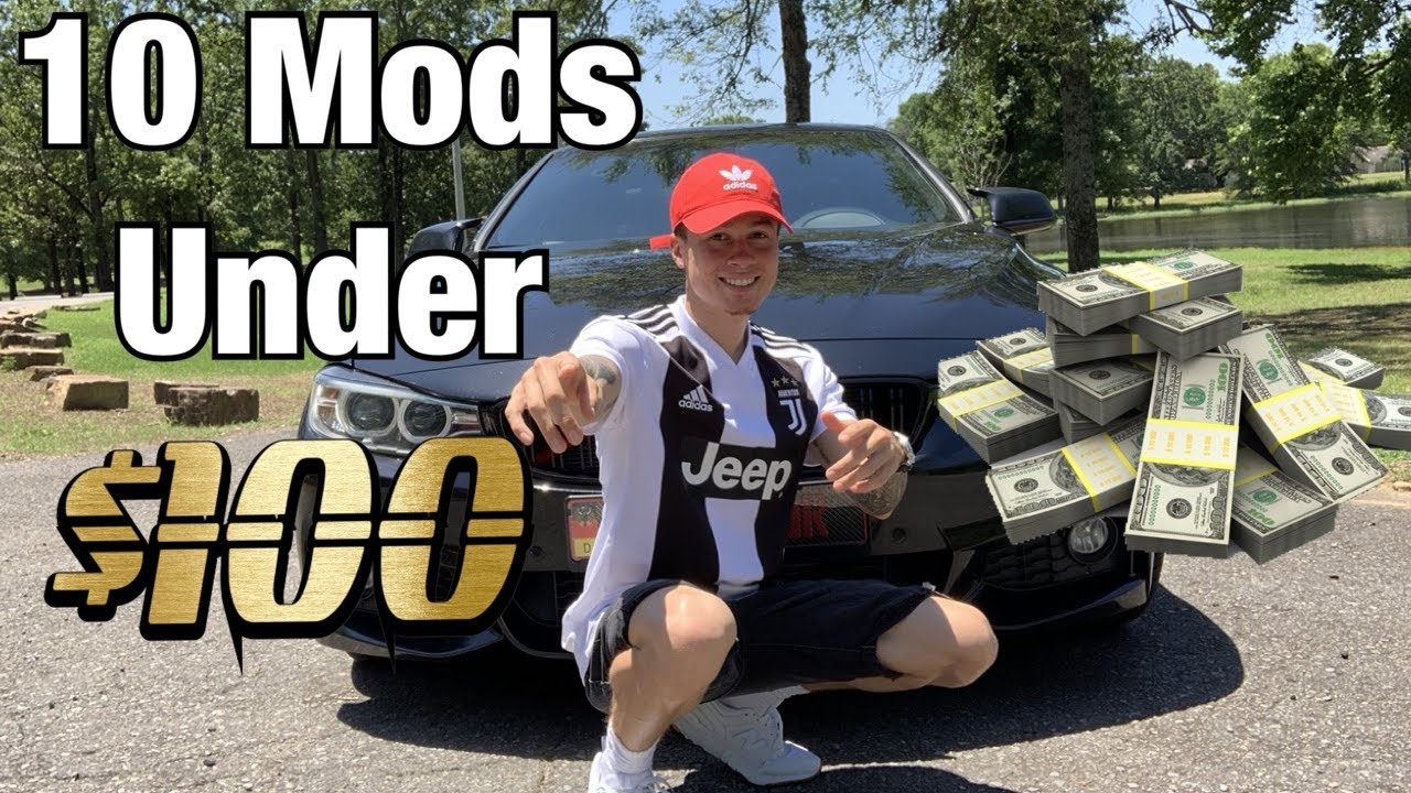 10 Mods Under $100 BMW 428i - YouTube