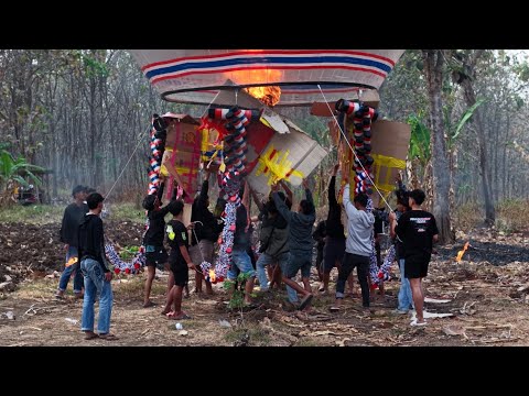 Balon SABDATAMA 34 meter tumpuk 6 sing nyekel 2026 tradisi BALON PONOROGO (DJI AIR 3S) 4k 60fps