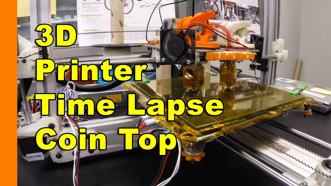 3D Printer Time Lapse - Coin Top - YouTube