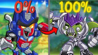 I Spent 350 HOURS Attempting to 100% Angry Birds Transformers...