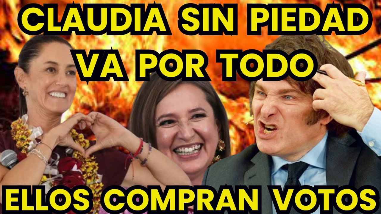 CLAUDIA SHEINBAUM SUELTA BOMBAZO EN VIVO y MILEI ENLOQUECE - YouTube