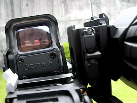 WE M4A1 GBB EOtech holo and 3x magnifier - YouTube