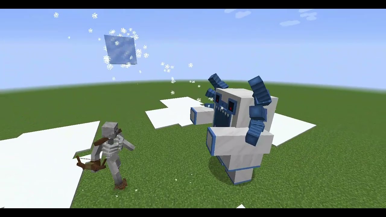 Alpha Yeti(Twilight Forest) Vs All Mutant Mobs - Minecraft Mobs Battle ...