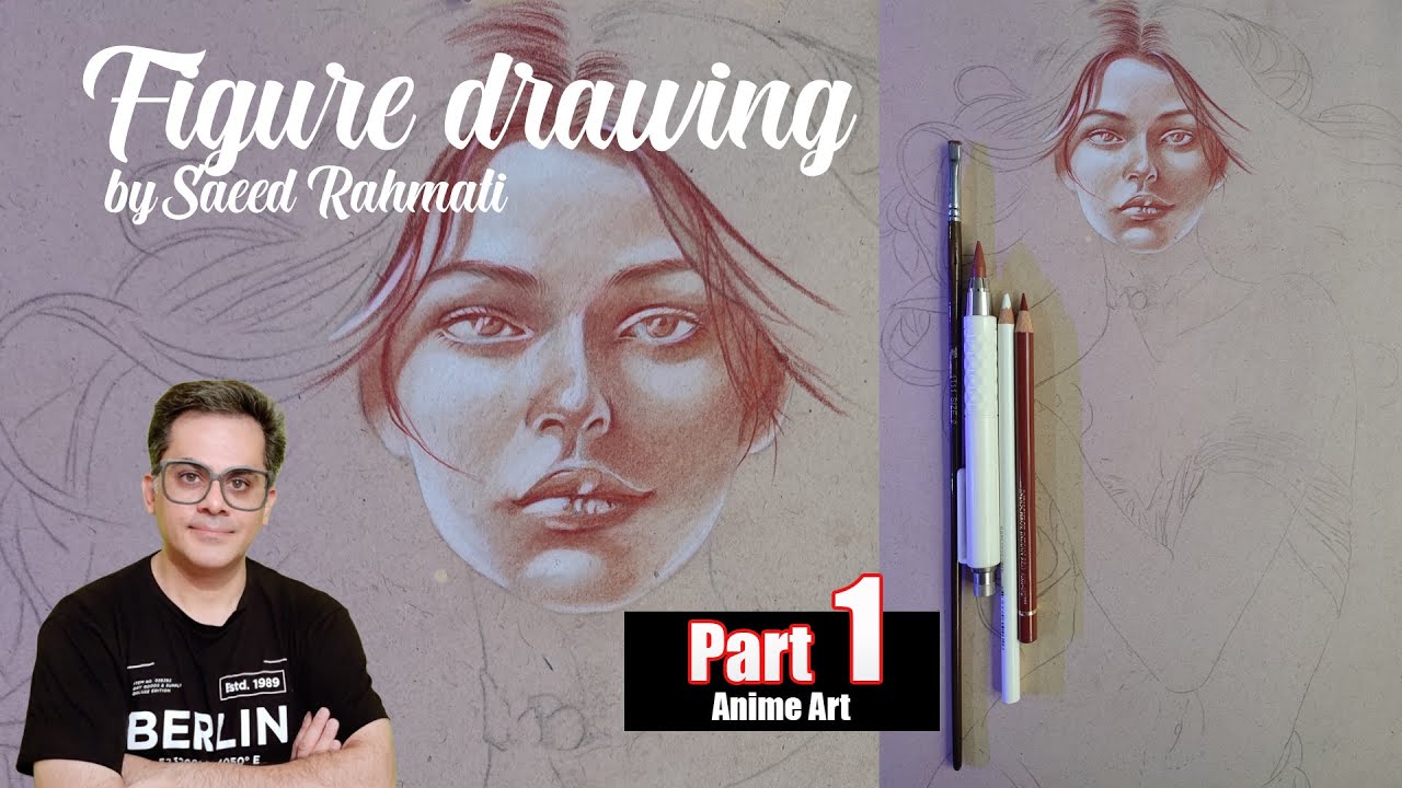 Step By Step Anime Figure Drawing Tutorial Part 1 Face Drawing Youtube