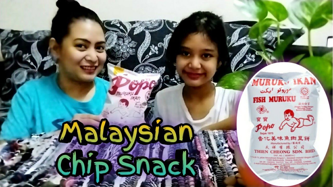 Filipino Try "POPO MURUKU IKAN" one of Oldest Snack of Malaysia - YouTube