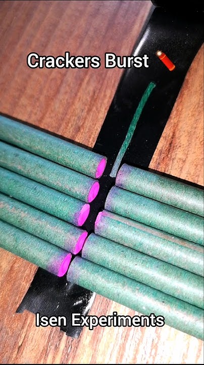 DIY Crackers Burst Trick #experiment #firecrackers #fireworks #crackers #lifehack - YouTube