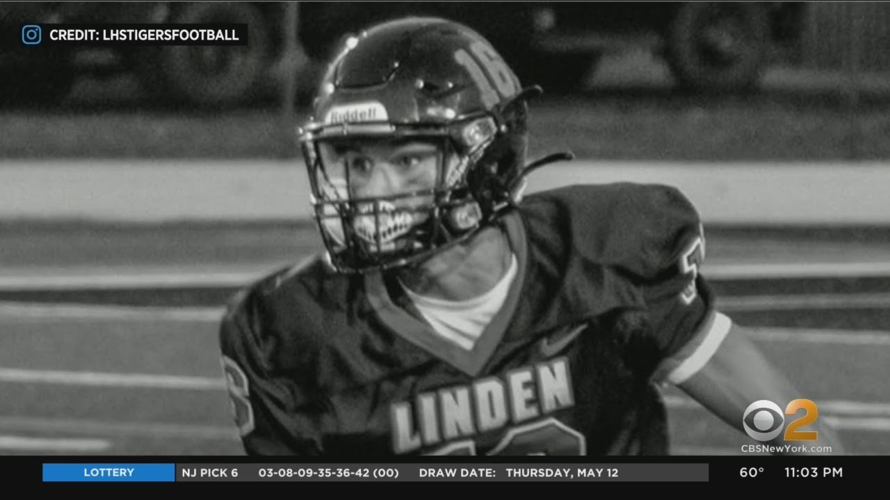 CBS2 speaks to heartbroken parents of fallen Linden High School football star - YouTube