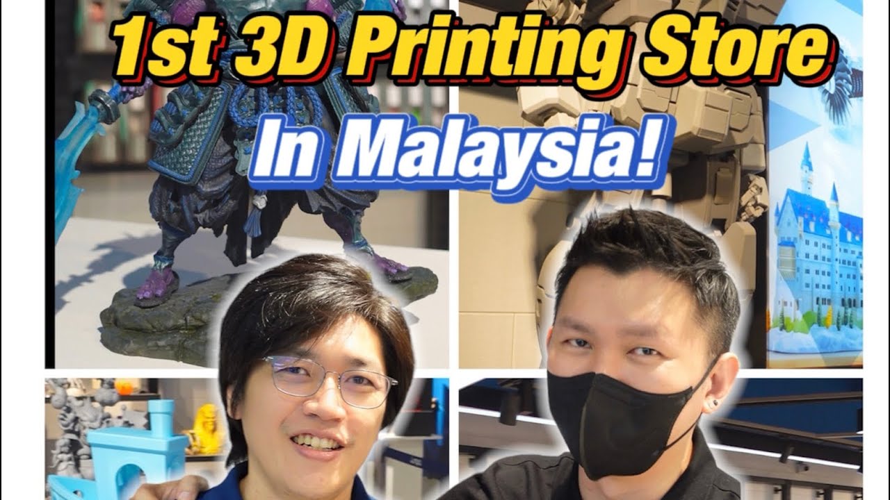 1st 3D Printing store in Malaysia?! - YouTube