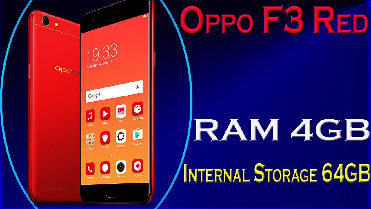 Oppo F3 Red Limited Edition 2017 / HD - YouTube