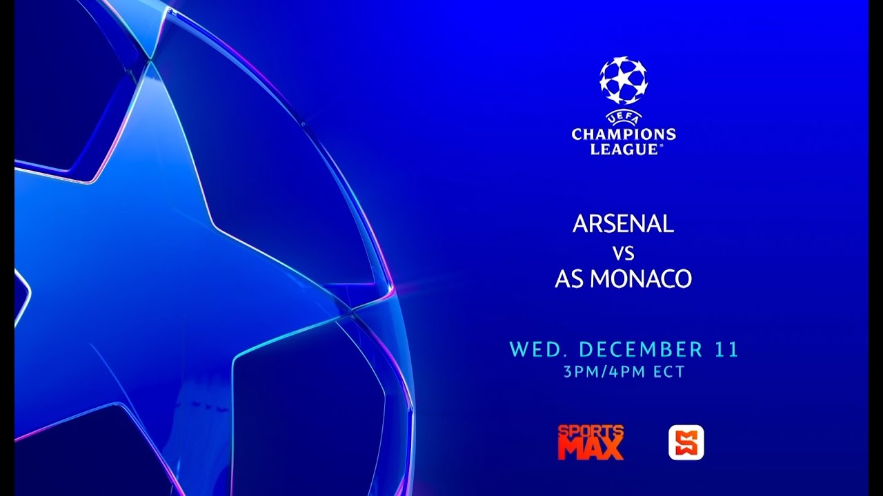 Watch UEFA Champions League | Arsenal vs AS Monaco | Wed. Dec. 11 | on ...