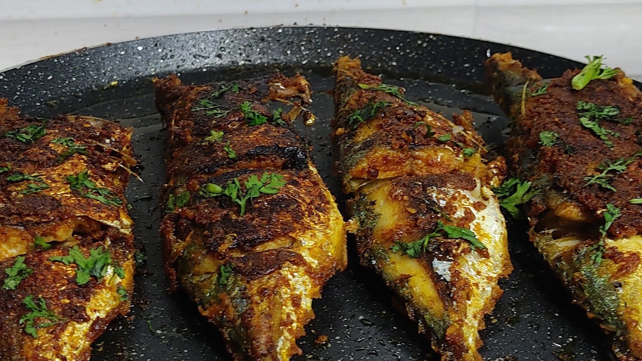 bangda fish fry recipe || crispy bangda fish fry ||mackerel fish fry ...