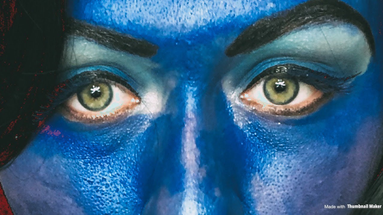 Evil Smurfette Makeup Transformation - YouTube
