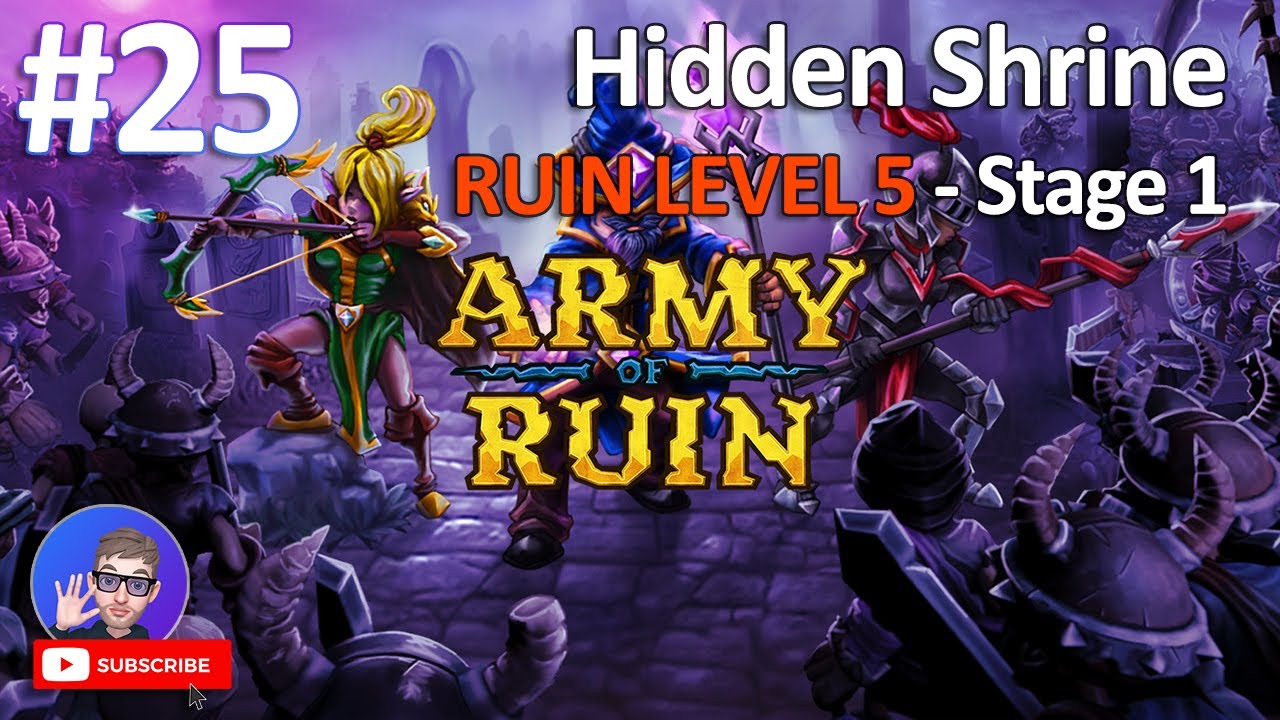 RUIN LEVEL 5 - Hidden Shrine Stage 1 ⛩️⛩️ | Army of Ruin Pt.25 - YouTube
