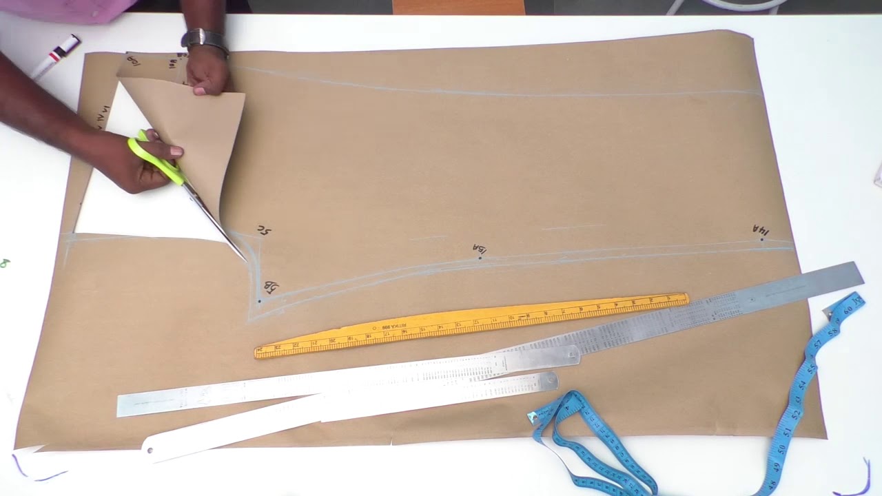 Pattern making (PANT) - PART II - YouTube