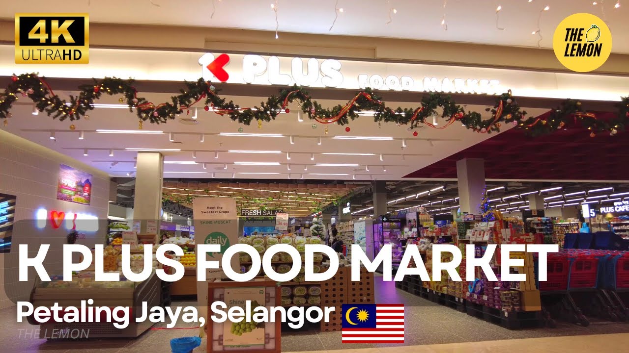 K Plus Food Market The Curve 4K Walking Tour: Largest Korean ...