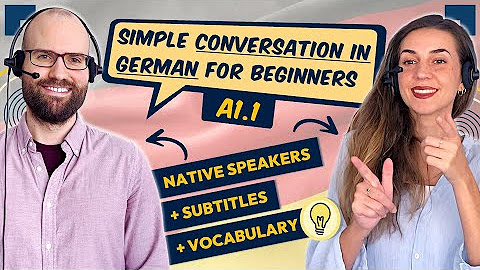 Conversations/ Dialogues for Learning German A1, A2, B1, B2 🎓 - YouTube