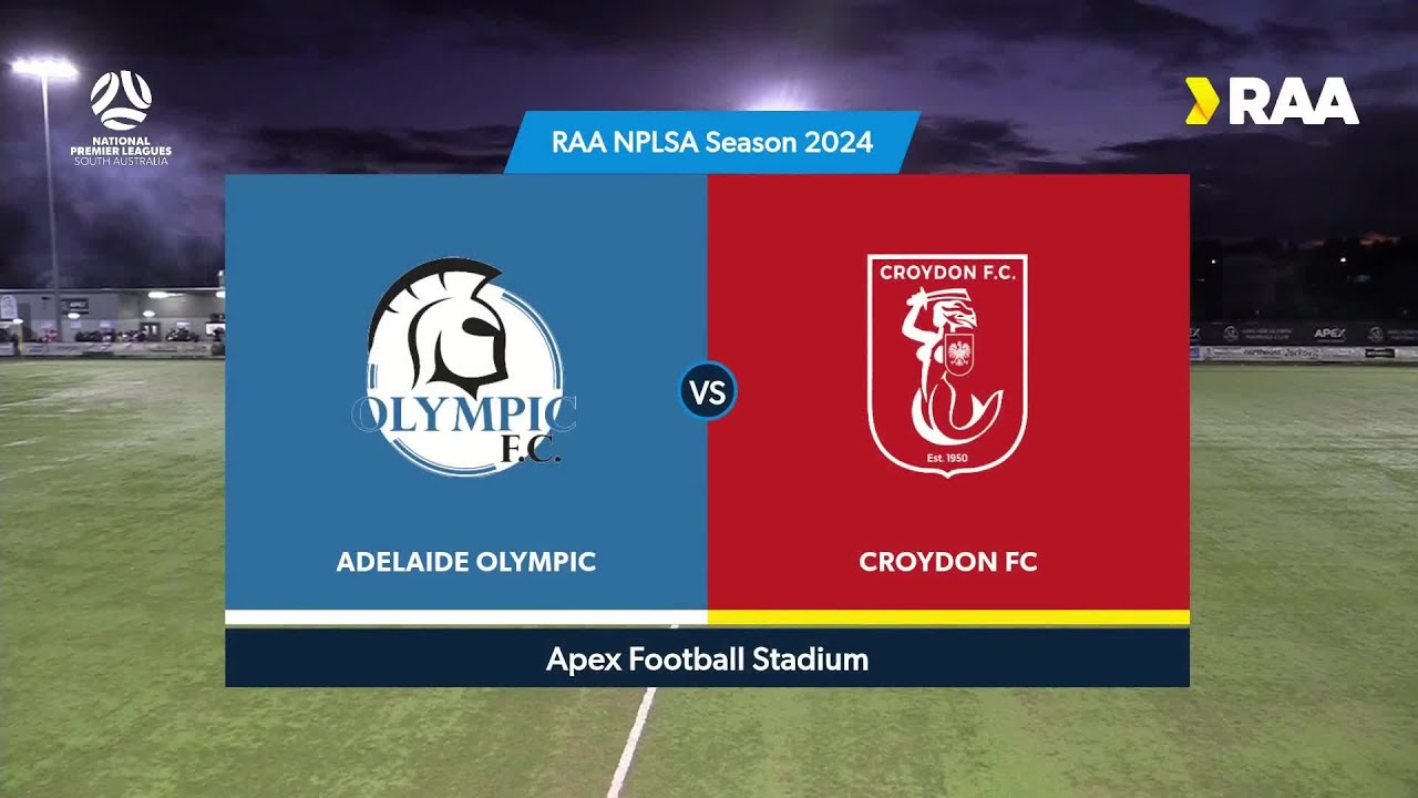 RD18 #RAANPLSA 2024 Highlights | Adelaide Olympic vs Croydon FC - YouTube