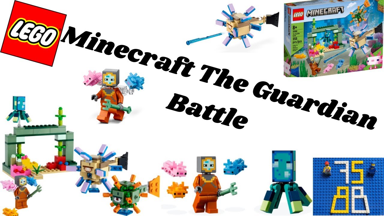 FSBB - LEGO MINECRAFT The Guardian Battle with Underwater Adventure ...
