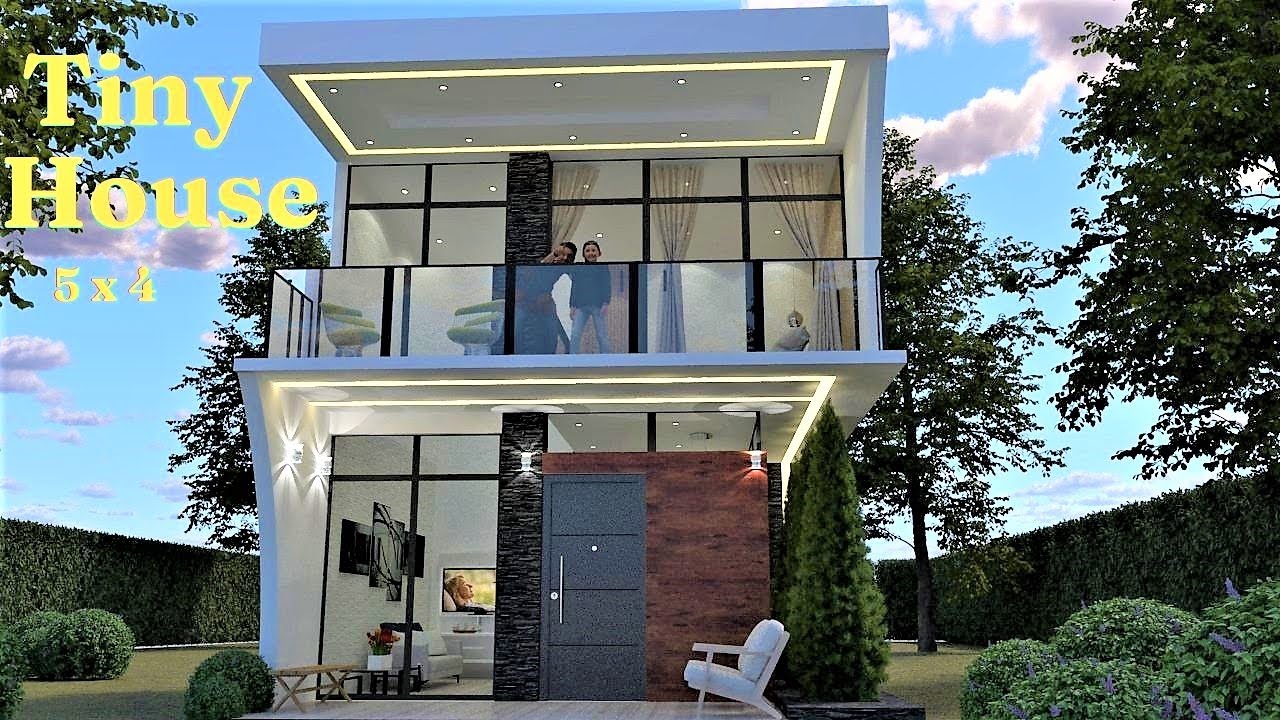 Design Tiny House 5x4 CASA Pequeña - YouTube