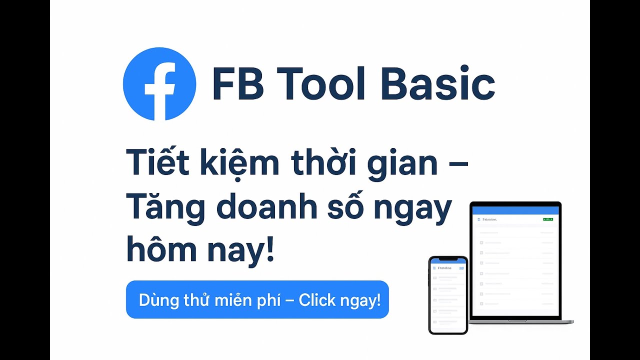 Giới thiệu chi tiết gói đăng tin tự động FB Tool Basic - YouTube