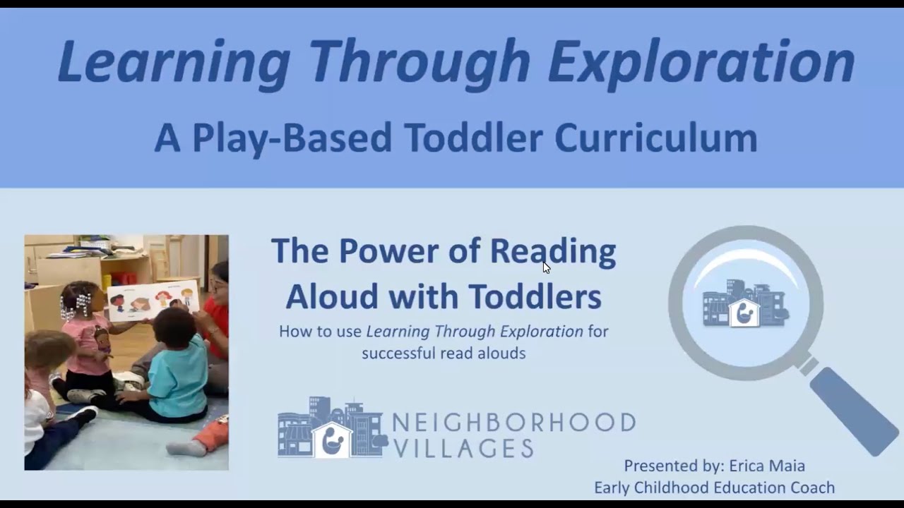 Learning Through Exploration Webinar: The Power of Reading Aloud with ...